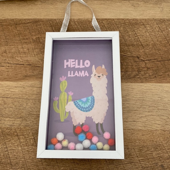Art | Hello Llama Wall Hanging Cute For Over Desk | Poshmark